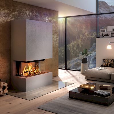 Tiplo • Foyer vitré SPARTHERM Premium A-3RL-80h