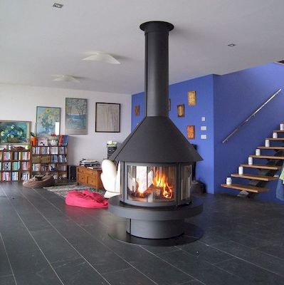 Tiplo • Cheminée à Bois en acier ROCAL Gala